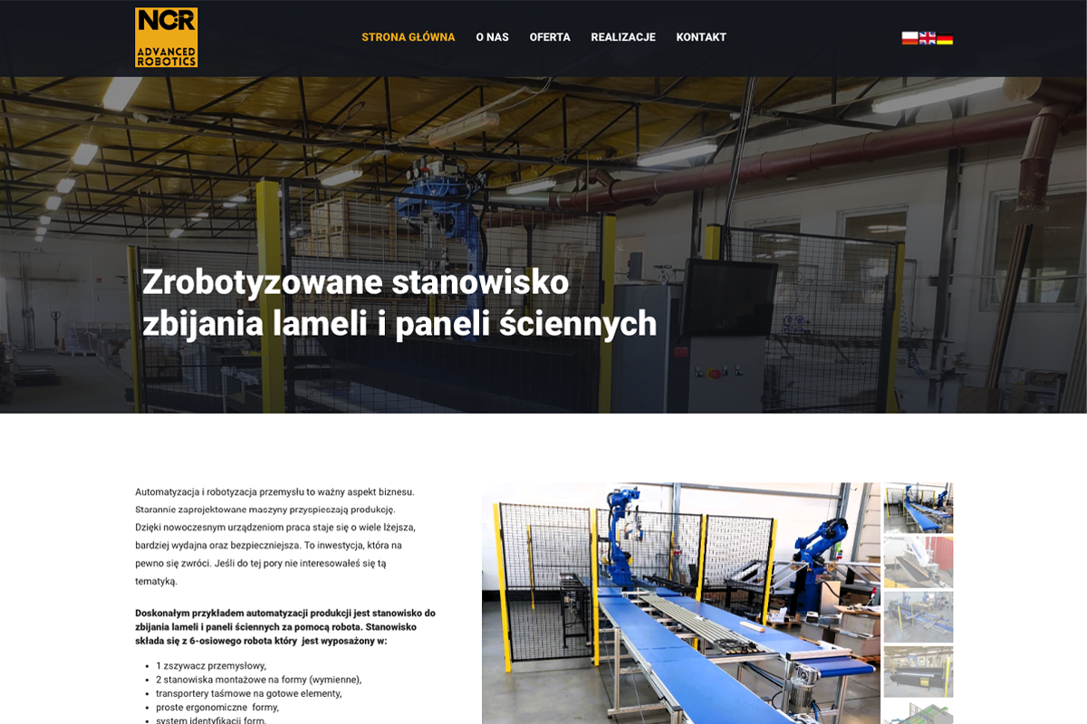 NCR ADVANCED ROBOTICS - Strona główna